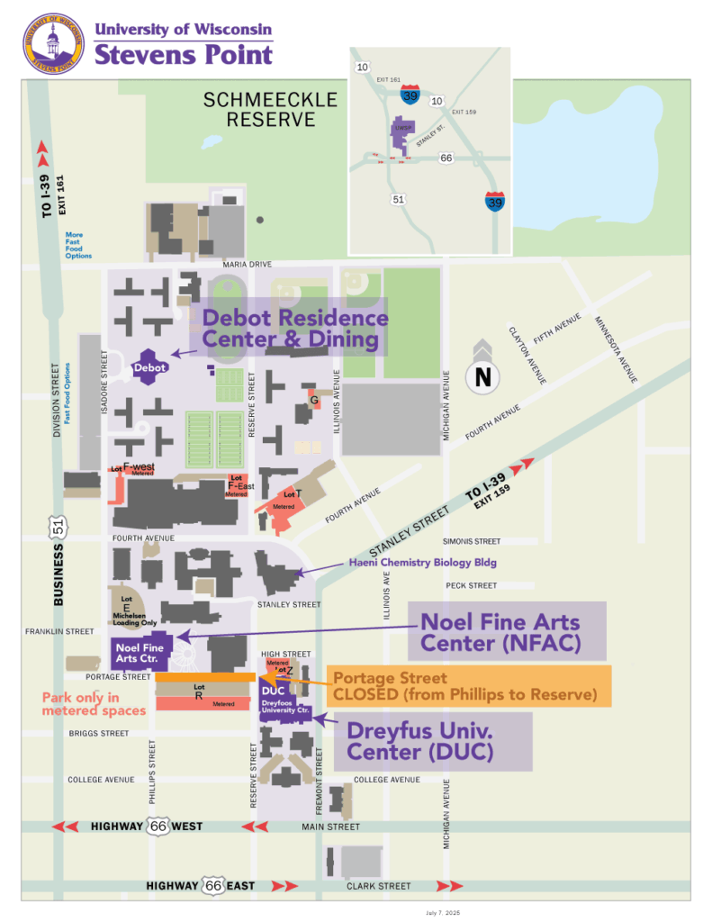 State Theatre Logistics: Stevens Point – WISDAA Home